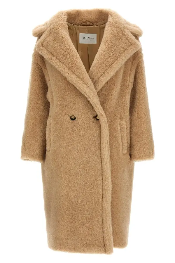 Max Mara Tedgirl Teddy Bear Icon Coat - Beige