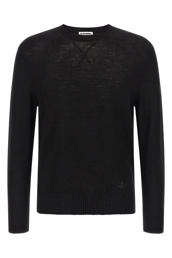 JIL SANDER Logo Embroidery Sweater