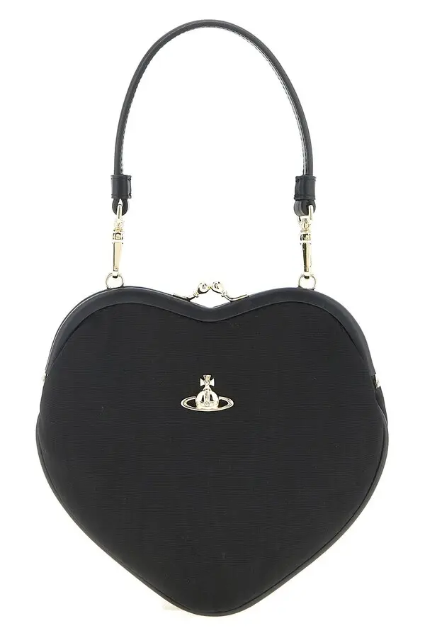 VIVIENNE WESTWOOD Belle Heart Frame Purse' Handbag - Black