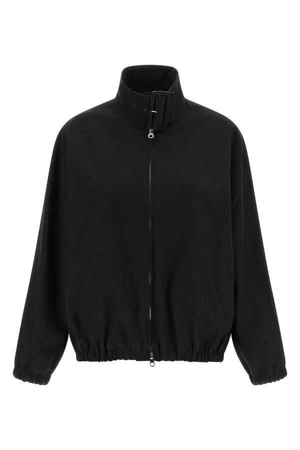 COURREGES Buckle Zipped Bomber Jacket