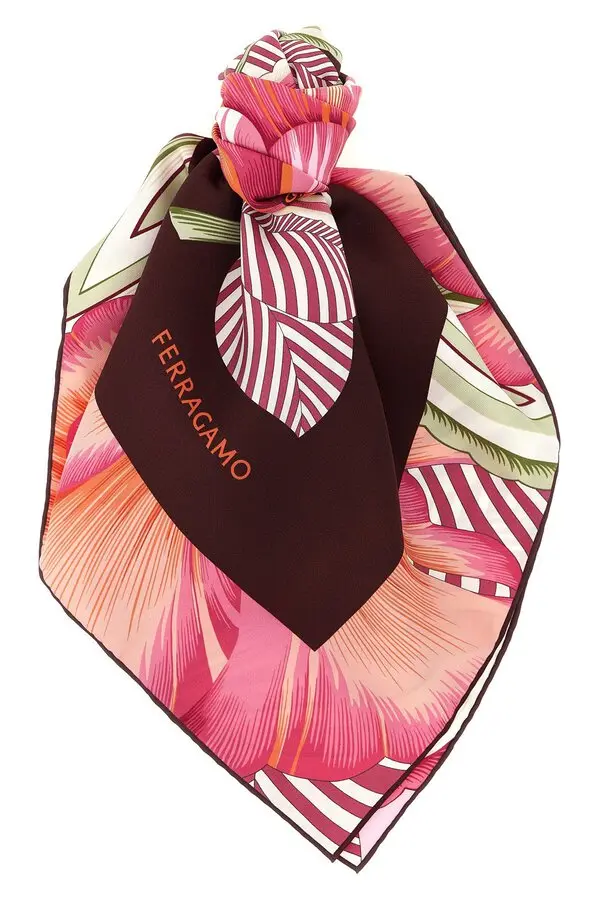 FERRAGAMO Brezza' Print Scarf - Multi