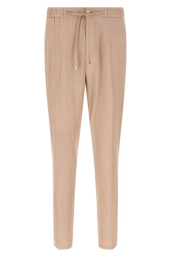 Etro Flamed Linen Joggers