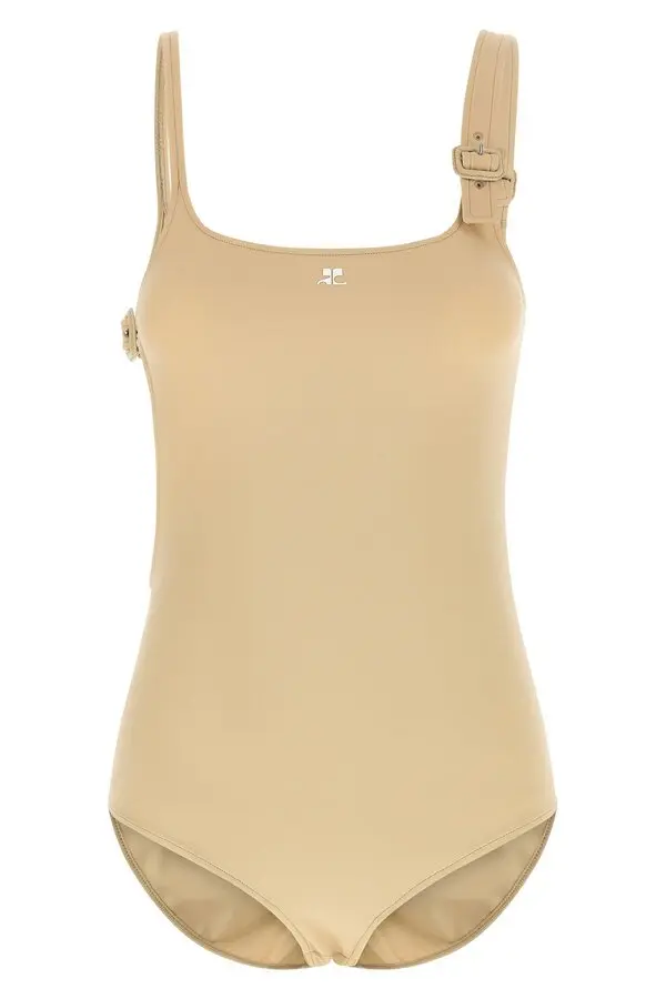 COURREGES Cut-out Stretch Bodysuit