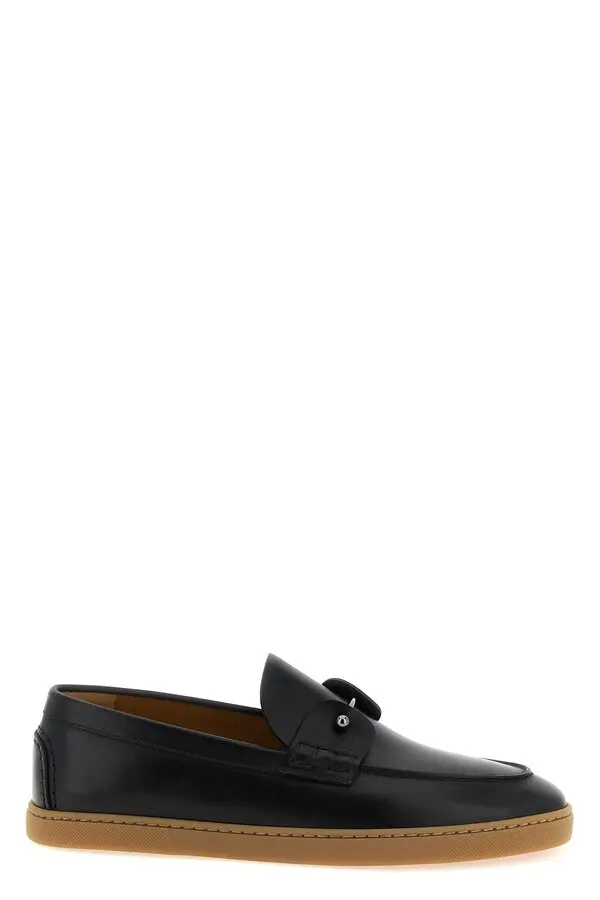 CHRISTIAN LOUBOUTIN Chambeliboat Smooth Leather Loafers