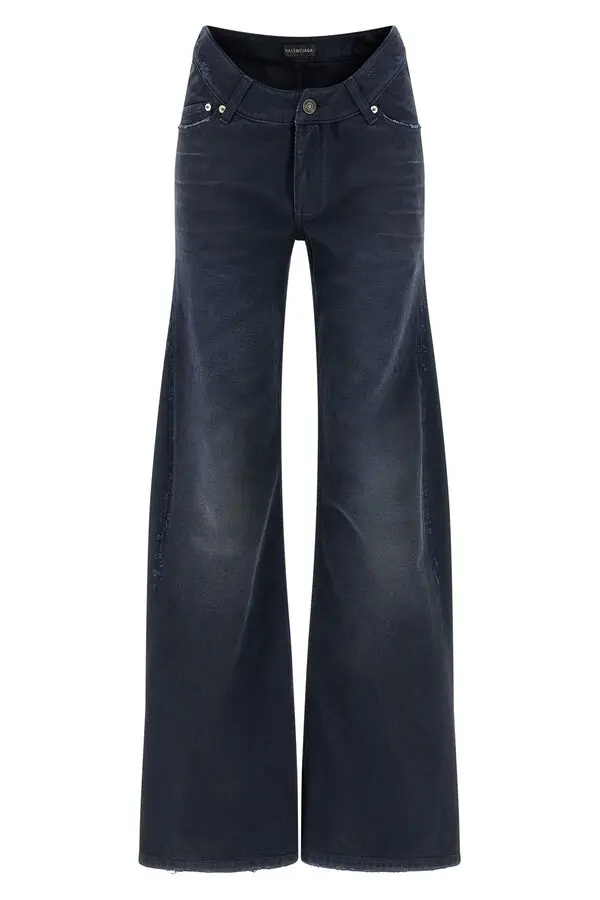 Balenciaga Curved Waist Denim Jeans