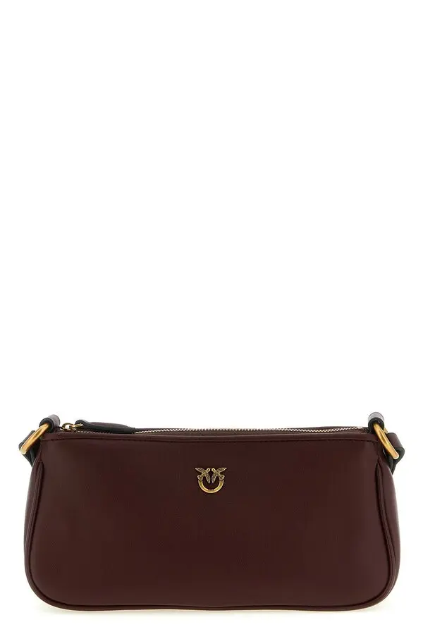 Pinko Half Moon Mini Crossbody Bag - Bordeaux