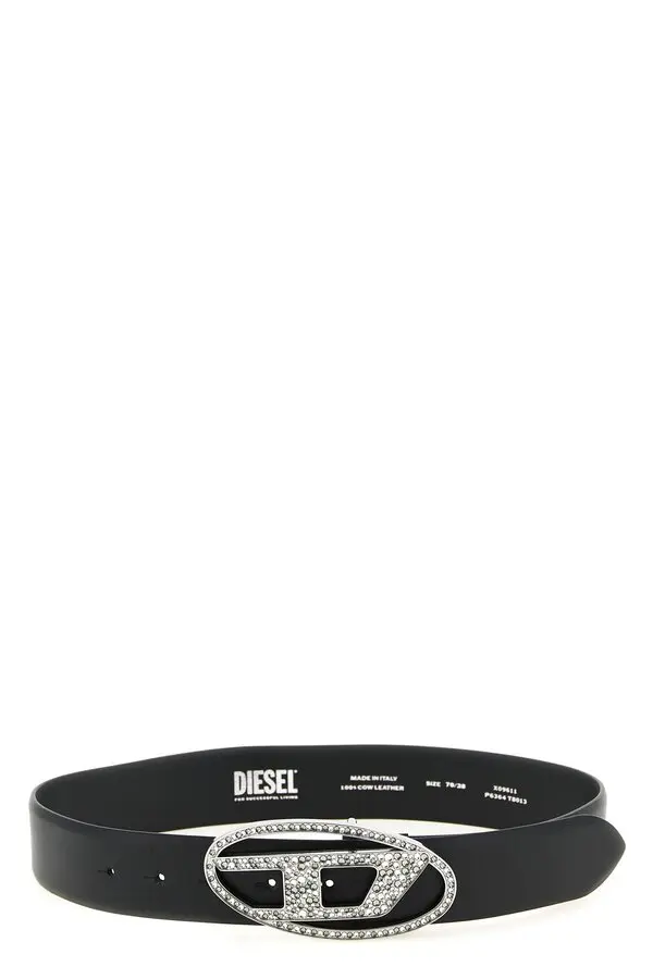 DIESEL® B-1dr Strass Leather Belt