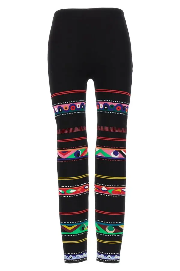 Emilio Pucci Jacquard Patterned Leggings
