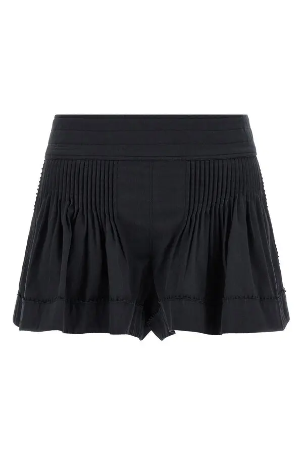 Isabel Marant Étoile Cybila Cotton Shorts - Black