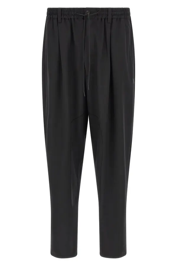 Y3 Wool Blend Extra Wide Leg Trousers