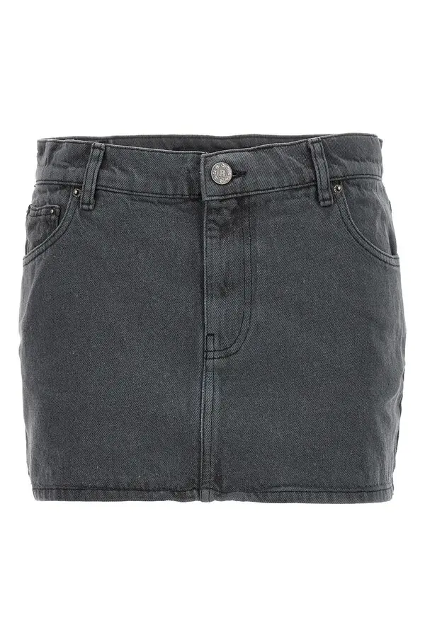 ROTATE BY BIRGER CHRISTENSEN Nela Cotton Denim Skirt