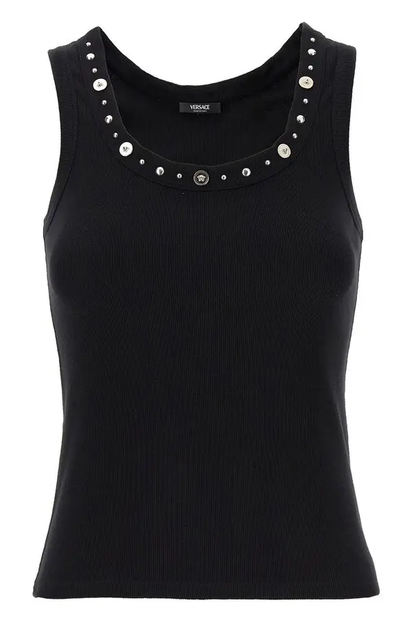 Versace Medusa Studded Tank Top