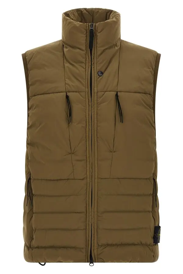 Stone Island G100007 Down Vest - Green