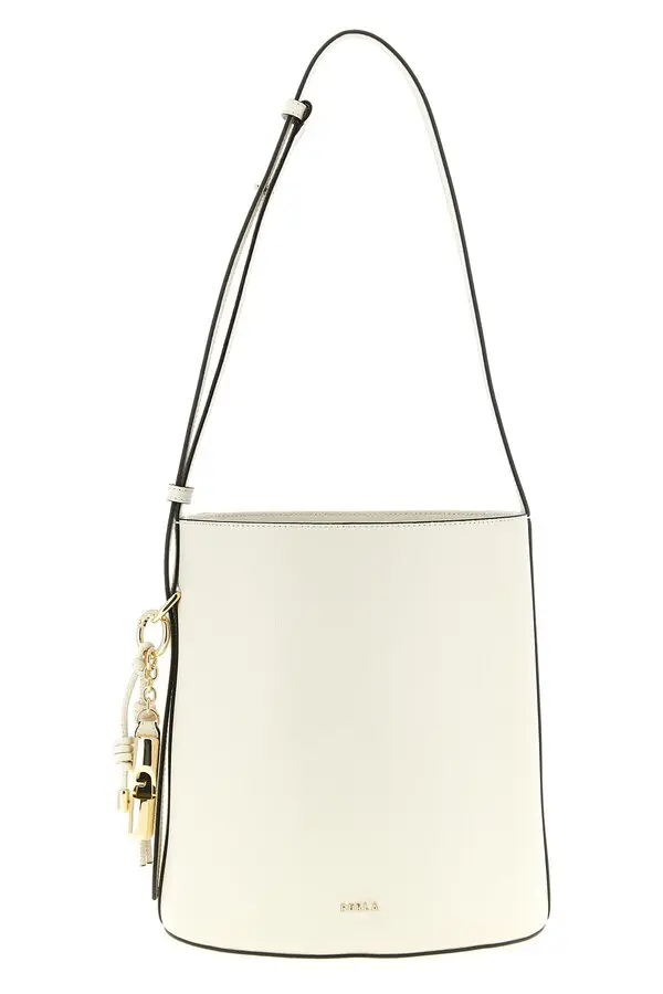 Furla Roxie' Small Bucket Bag - White