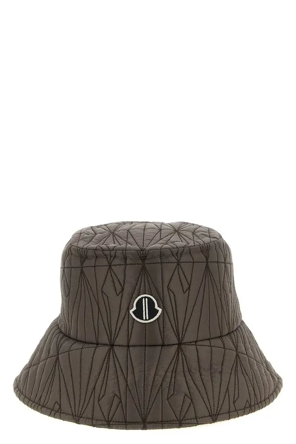 Rick Owens Moncler Megapenta Quilted Bucket Hat - Brown