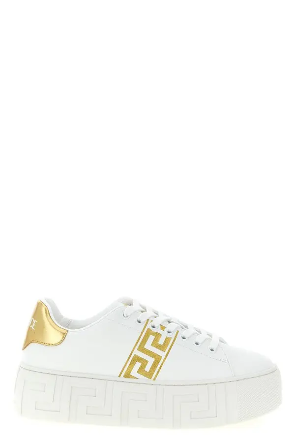 Versace La Greca' Sneakers - Gold