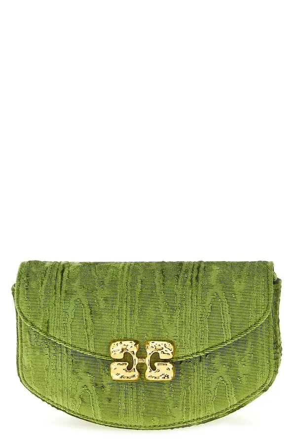 GANNI Lulu Wallet On Chain - Green