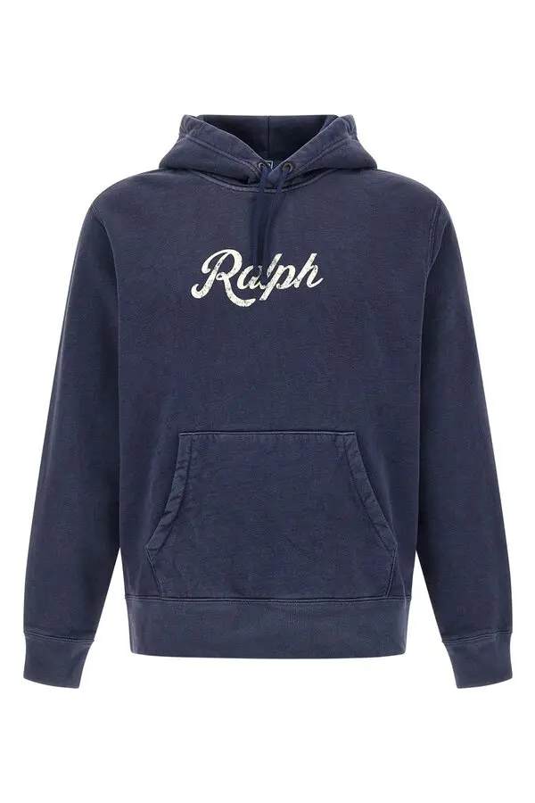 Polo Ralph Lauren Vintage Print Hoodie - Blue