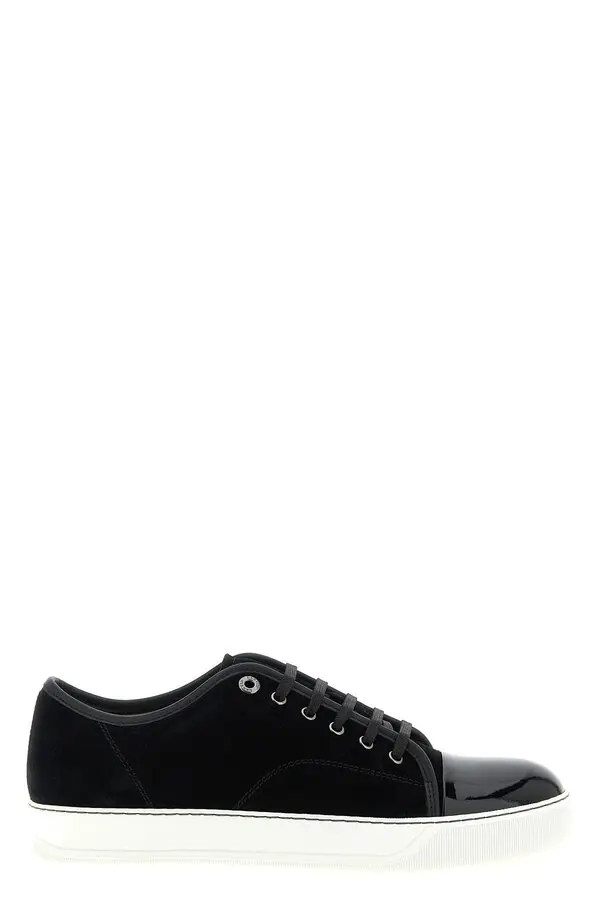 LANVIN Suede Low-top Sneakers