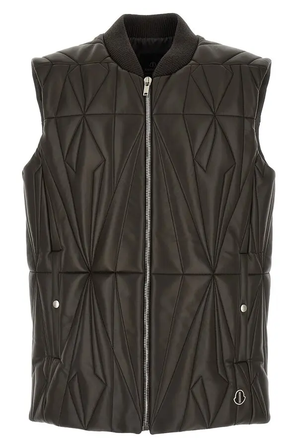 Rick Owens Moncler + Geocamo Flight Vest - Brown