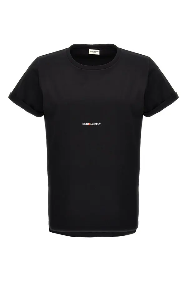 Saint Laurent Rive Gauche' T-shirt - Black