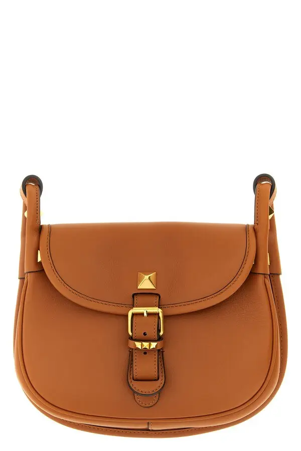 Valentino Garavani Valentinogaravani 'flaneuse' Small Shoulder Bag - Brown
