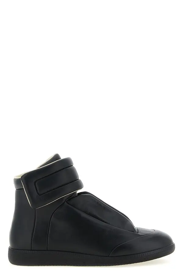 MAISON MARGIELA Future Calfskin Leather Sneakers - Black