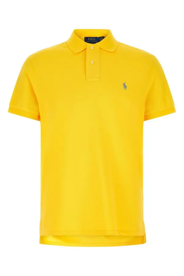 Polo Ralph Lauren Logo Embroidery Polo Shirt - Yellow