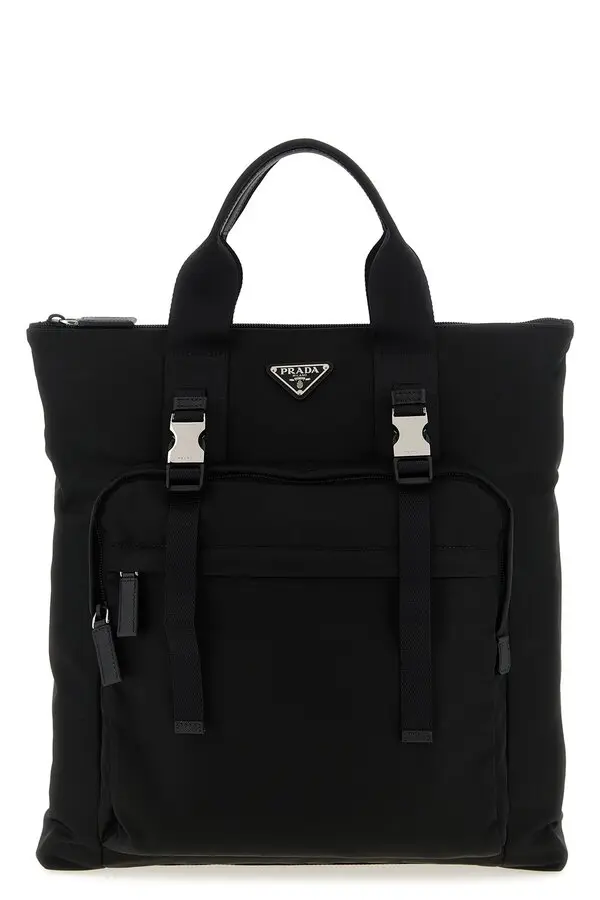 Prada Re-nylon And Saffiano Backpack Shopping Bag
