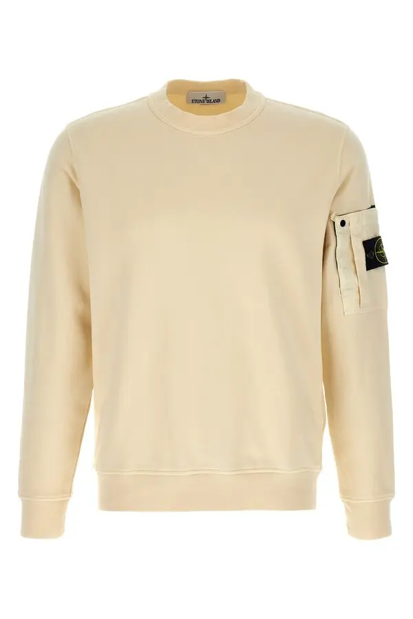 Stone Island 6100019 Cotton Sweatshirt - Beige