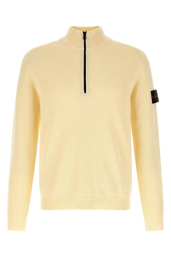 Stone Island 5100124 Ribbed Cotton Sweater