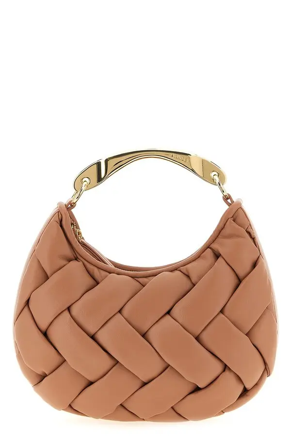 Twin-set Weaved Handbag - Pink