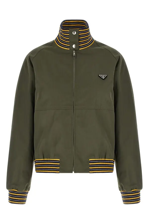 Prada Logo Bomber Jacket