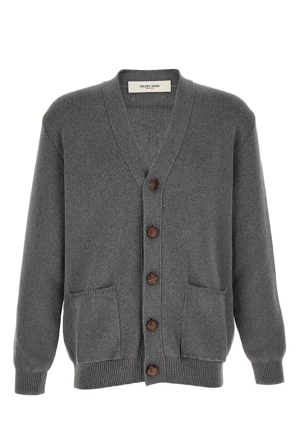 GOLDEN GOOSE Logo Cardigan