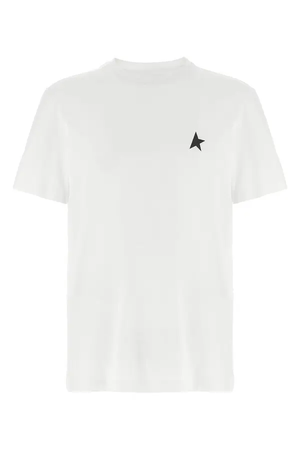 GOLDEN GOOSE T-shirt 'small Star - White/black