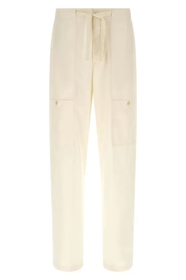 JIL SANDER Cotton Poplin Cargo Pants