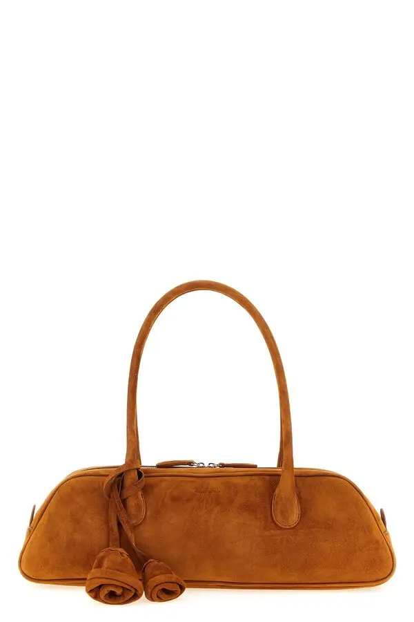 Magda Butrym Brigitte Suede Shoulder Bag - Brown