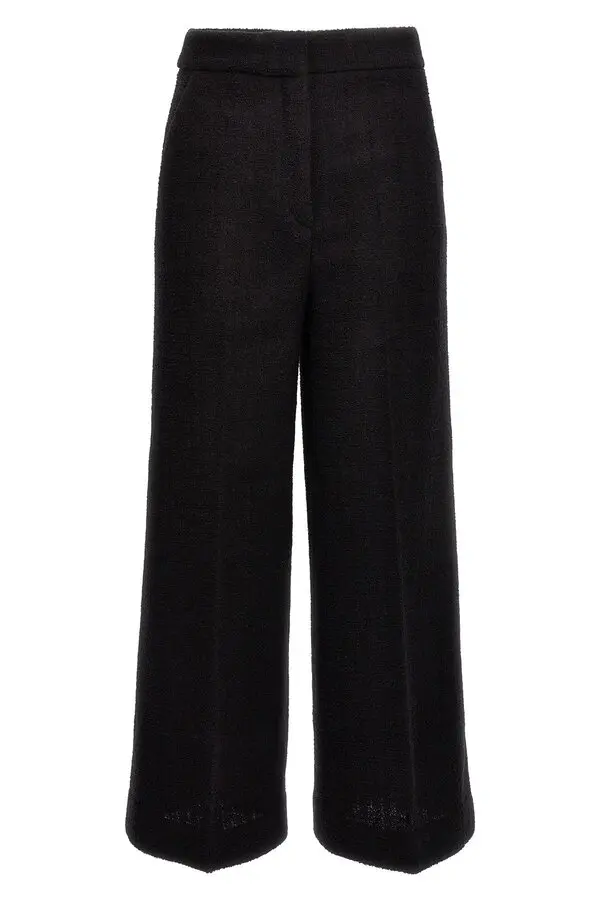 Moschino Cropped Bouclé Trousers