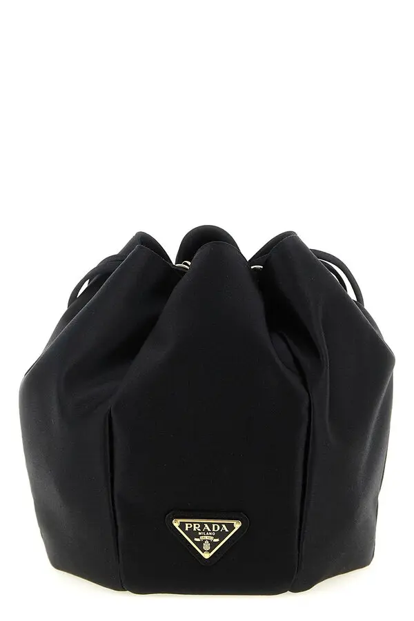 Prada Satin Mini Bucket Bag
