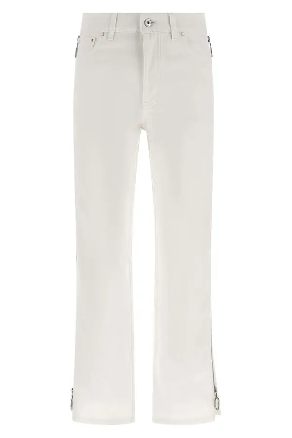 Rabanne Zip Detail Denim Jeans