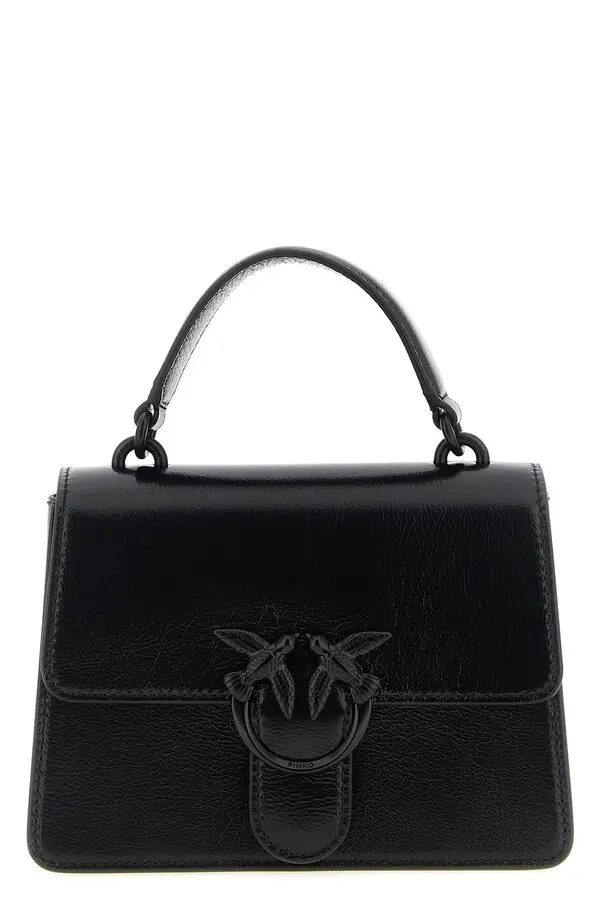 Pinko Mini Love One Light' Handbag - Black