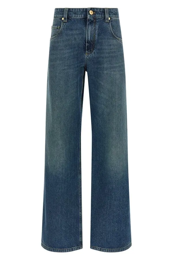 Brunello Cucinelli Stonewashed Denim Jeans
