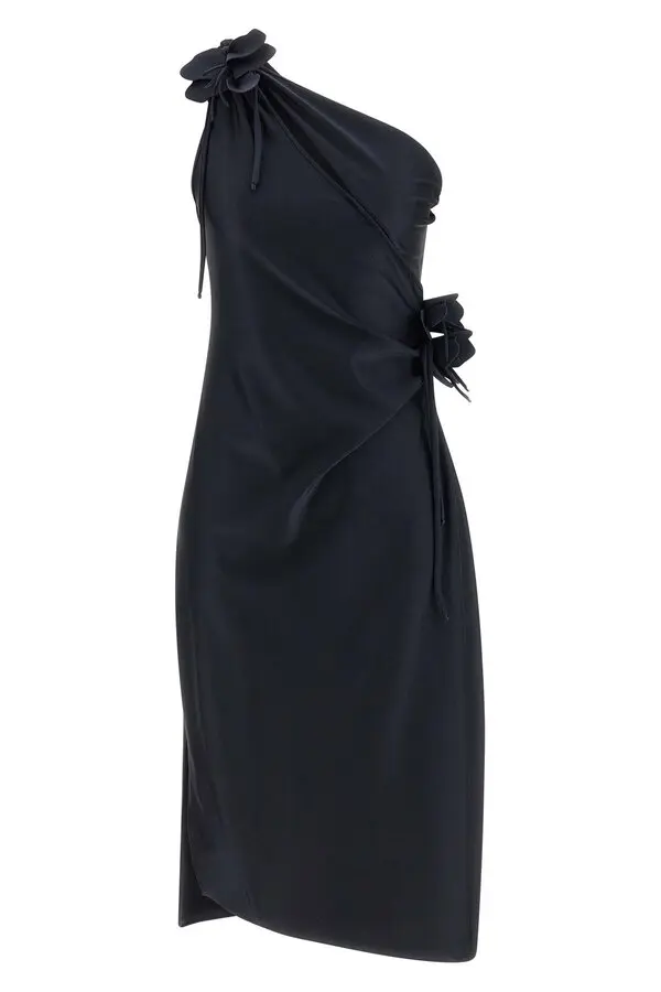 Coperni Asymmetric Mini Flower' Dress