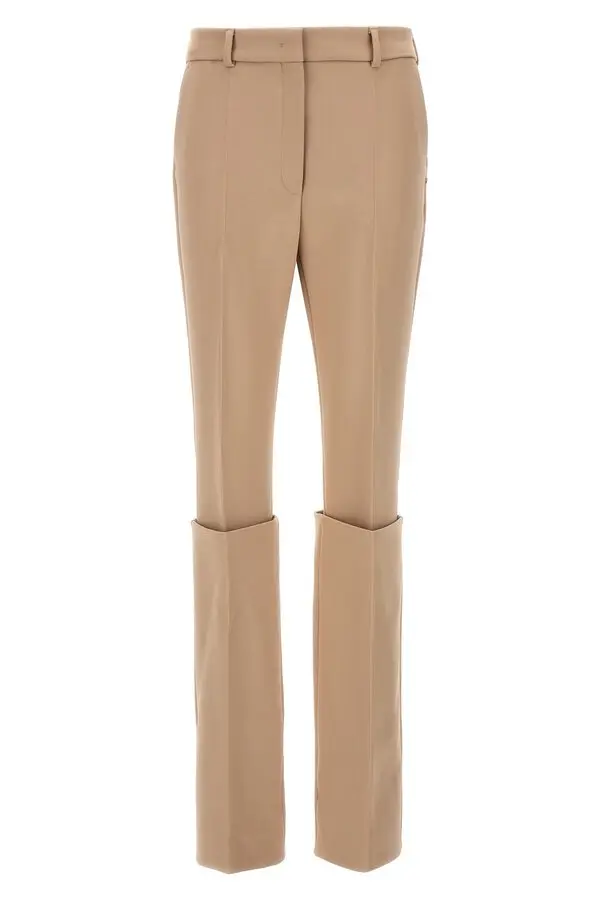 Sportmax Holiday Wool-blend Pants - Beige