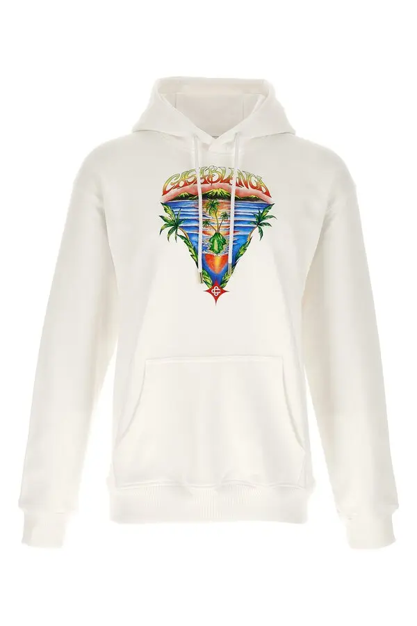 Casablanca Innocence Triangle' Hoodie - White
