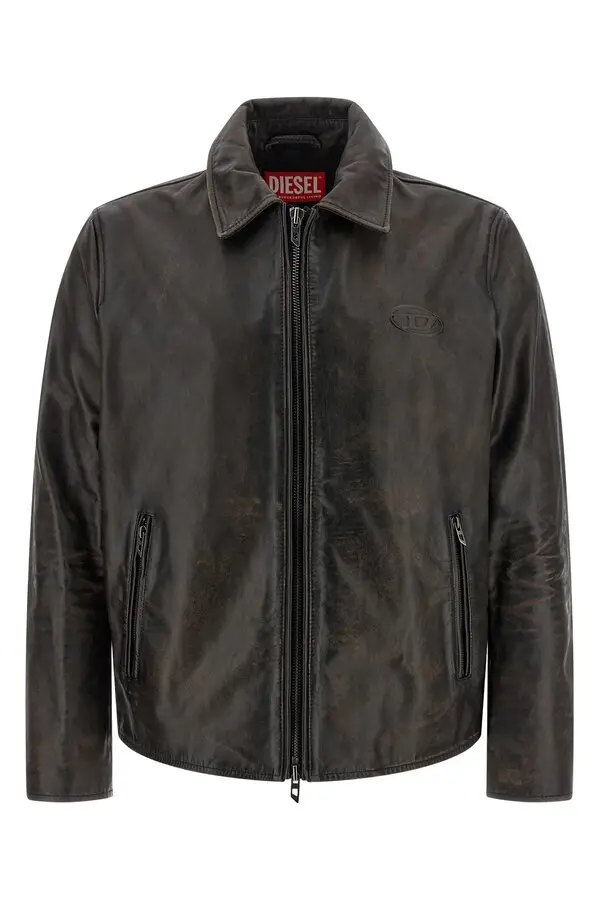 DIESEL® L-amar-wrd Leather Jacket