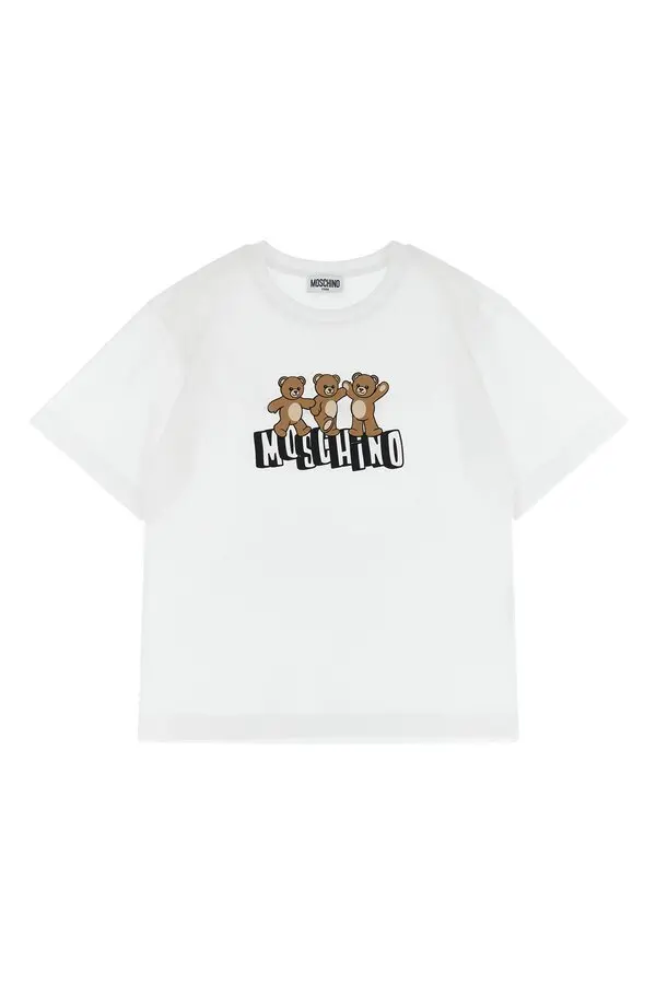 MOSCHINO KID TEEN Moschino Teddy Bear' T-shirt + Bermuda Suits