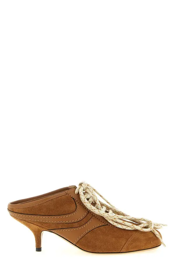 Dries Van Noten Heeled Suede Sneakers - Brown