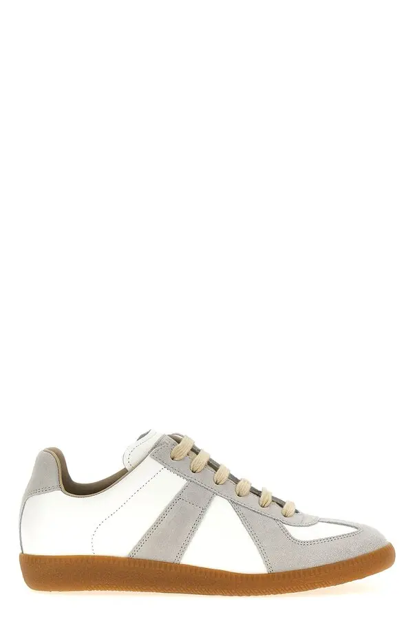 MAISON MARGIELA Replica Leather Sneakers - White