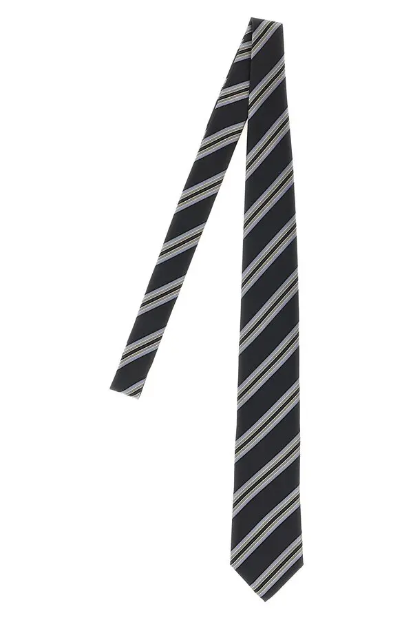 Brunello Cucinelli Silk Neck Tie - Gray